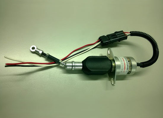 T1081 12V T1081 SOLENOIDE SOLENOIDE DE PARE 12V MOTOR CUMMINS 6CTAA ...